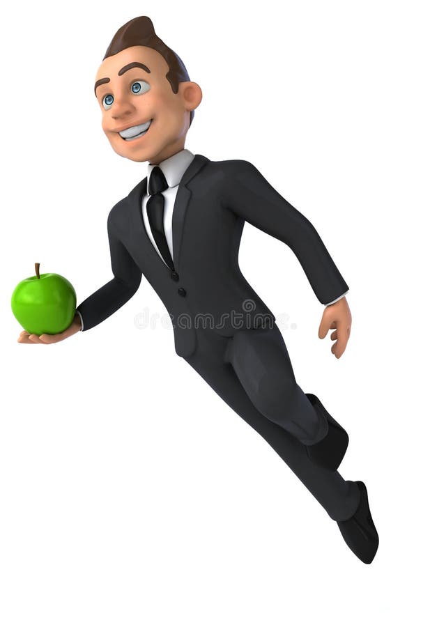 Fun businessman stock illustration. Illustration of serious - 70536410