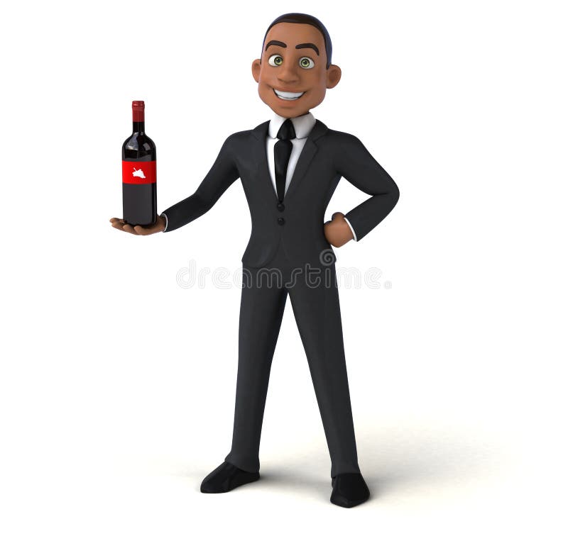 Fun businessman stock illustration. Illustration of success - 111469499