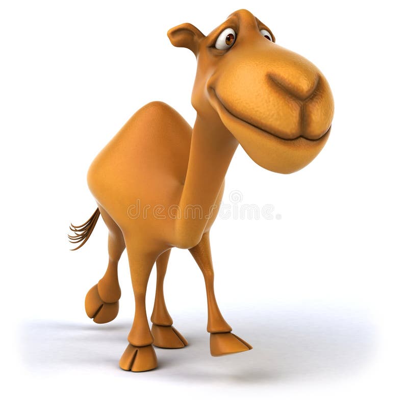 Funny camel cartoon stock vector. Illustration of clip - 23270868