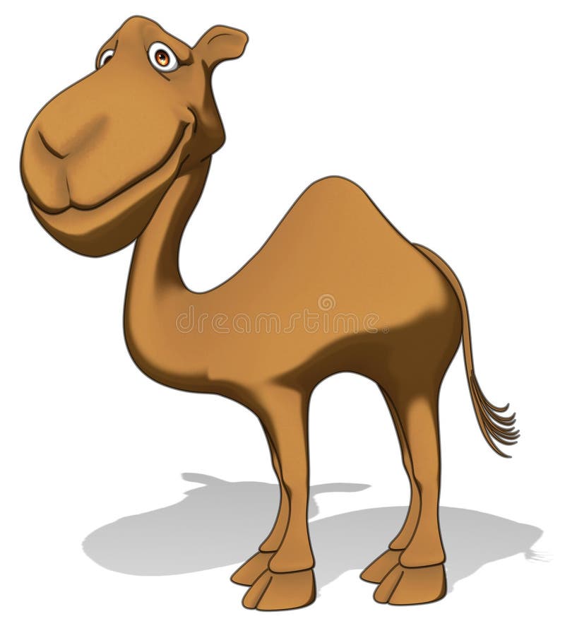 Fun camel stock illustration. Illustration of india, cartoon - 43008134