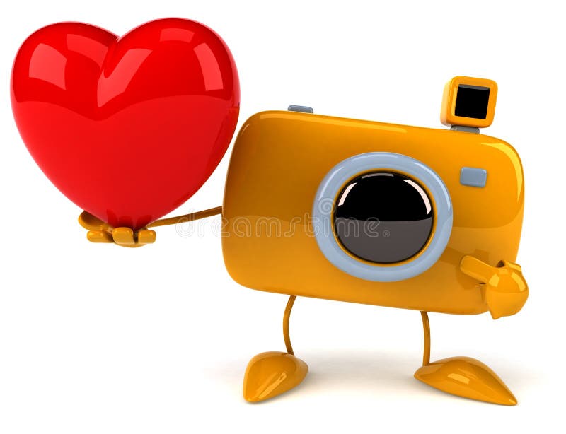 Fun camera stock illustration. Illustration of digital - 26930006