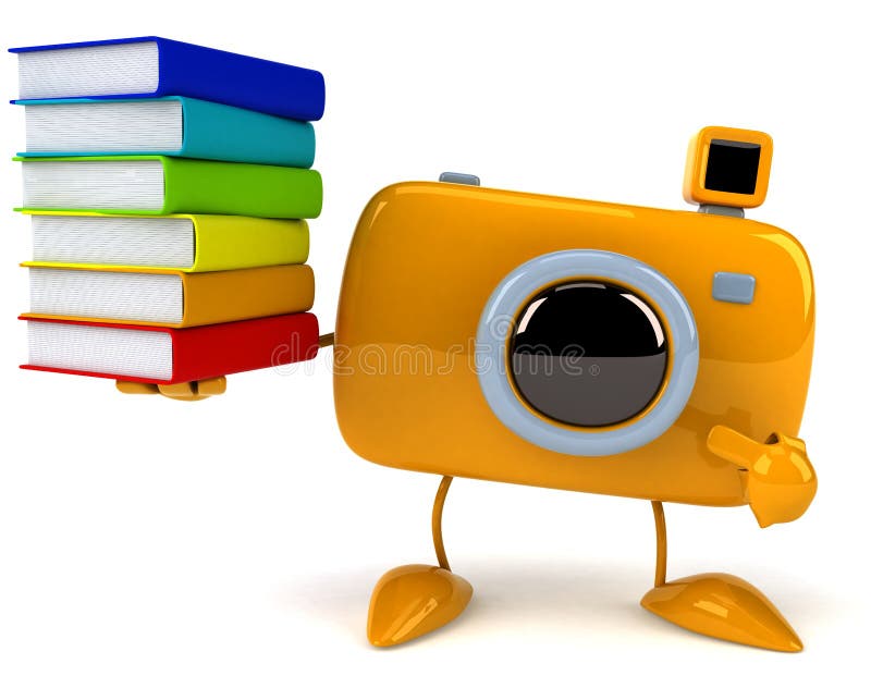 Fun camera stock illustration. Illustration of cartoon - 45154604