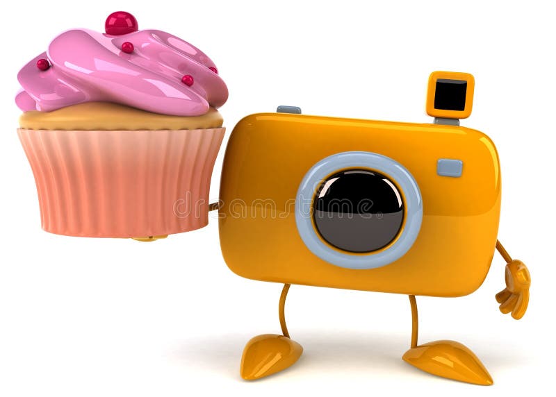 Fun camera stock illustration. Illustration of view, digital - 47356443