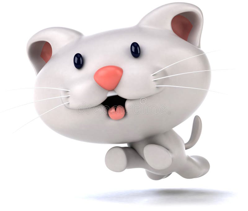 Fun cat stock illustration. Illustration of funny, cute - 24572685