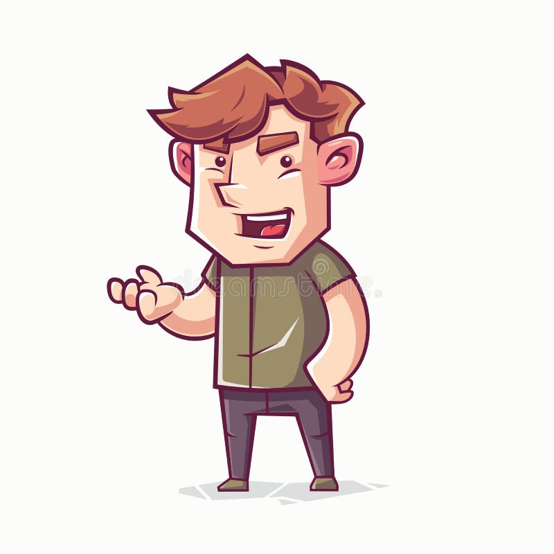 Kid Boy Stop Pose Stock Illustrations – 63 Kid Boy Stop Pose Stock ...