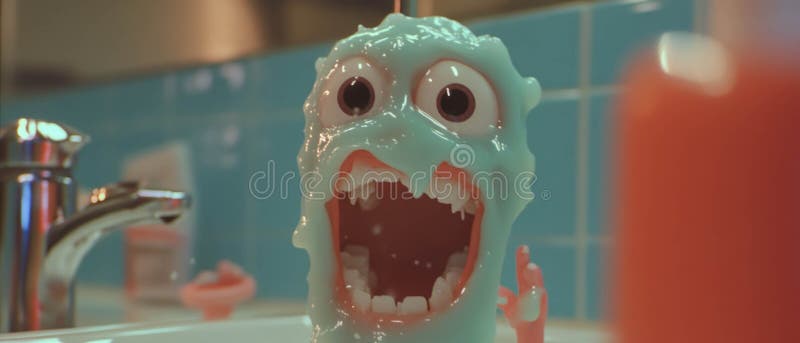 Fun Characters in Toothpaste Animation Create Laughter during Bathroom ...
