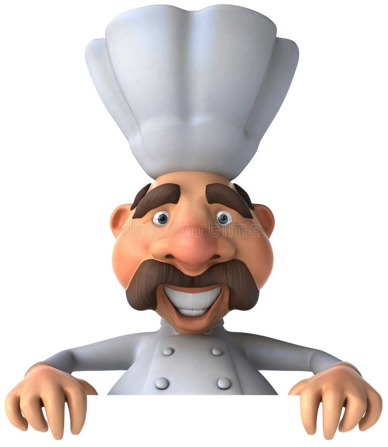 Fun chef stock illustration. Illustration of uniform - 16090485