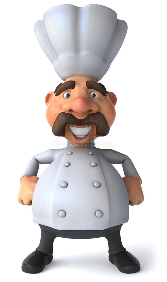 Fun chef stock illustration. Illustration of appetizer - 16274619