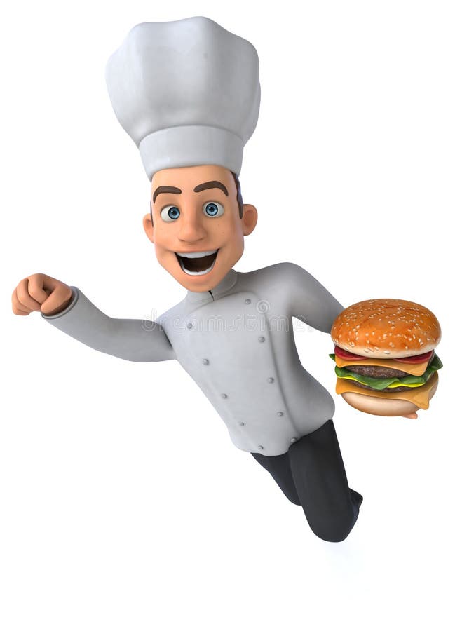 Fun chef stock illustration. Illustration of cooking - 54340950