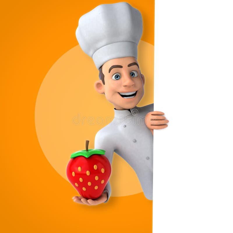Fun chef stock illustration. Illustration of recipe, isolated - 74318757