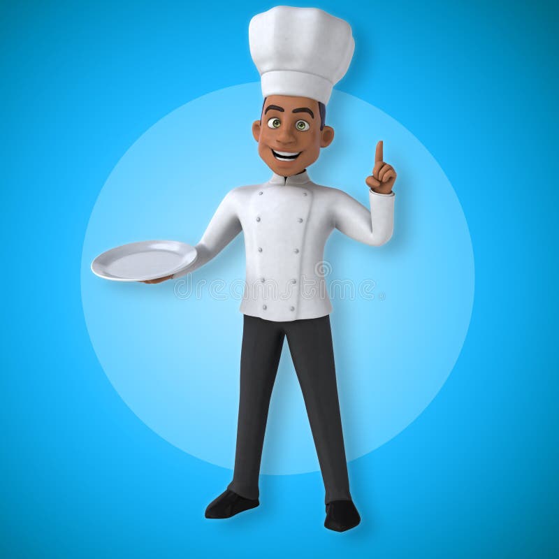 Fun chef stock illustration. Illustration of isolated - 74319000