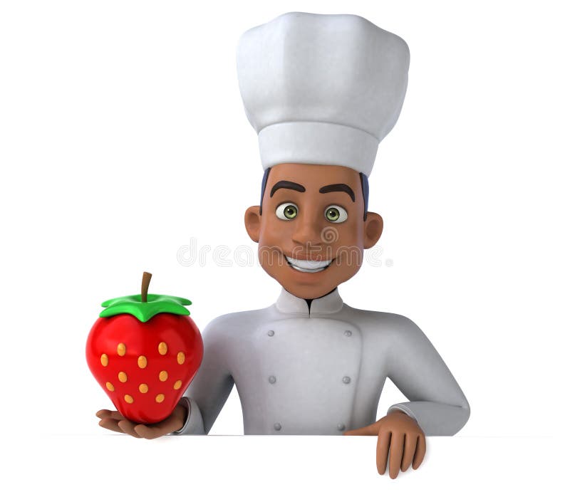 Fun chef stock illustration. Illustration of isolated - 76170987
