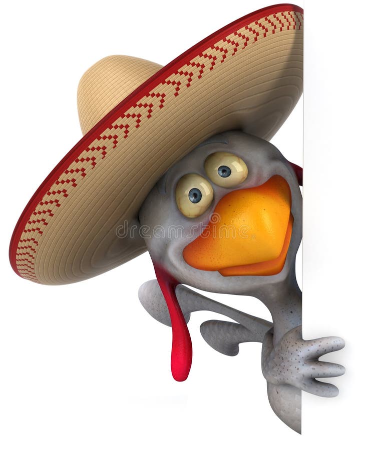 Chicken Sombrero Stock Illustrations – 204 Chicken Sombrero Stock ...