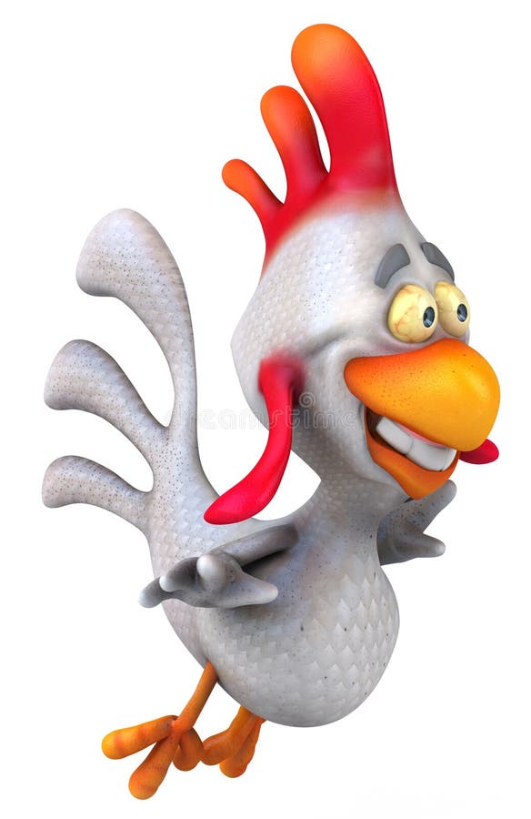 Fun chicken stock illustration. Illustration of poultry - 50156024