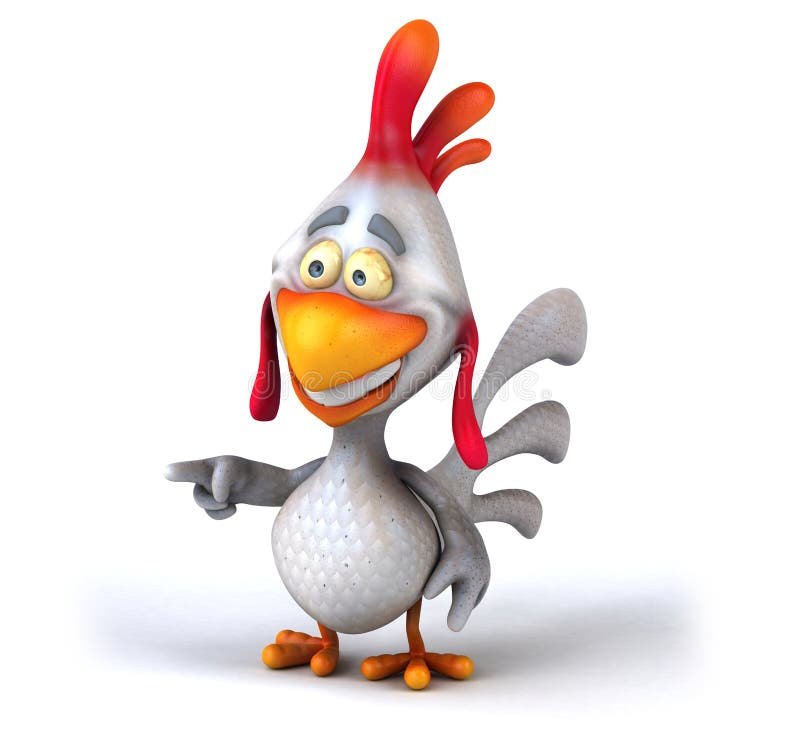 Fun chicken stock illustration. Illustration of chicken - 50156149