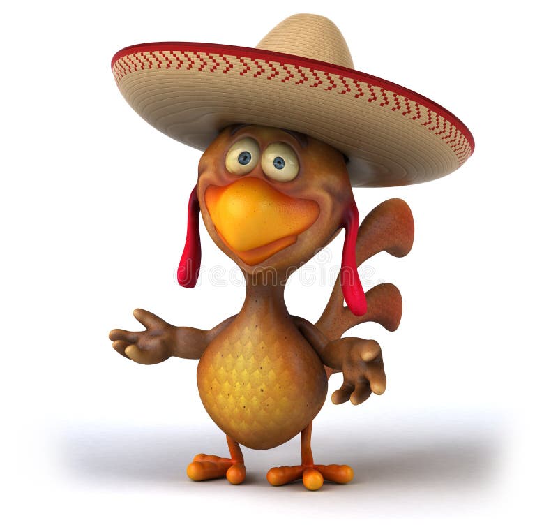 Fun chicken stock illustration. Illustration of farming - 56142541