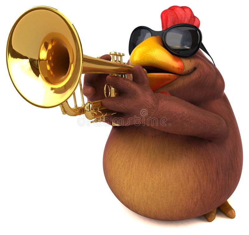 Trumpet Chicken Stock Illustrations – 164 Trumpet Chicken Stock ...