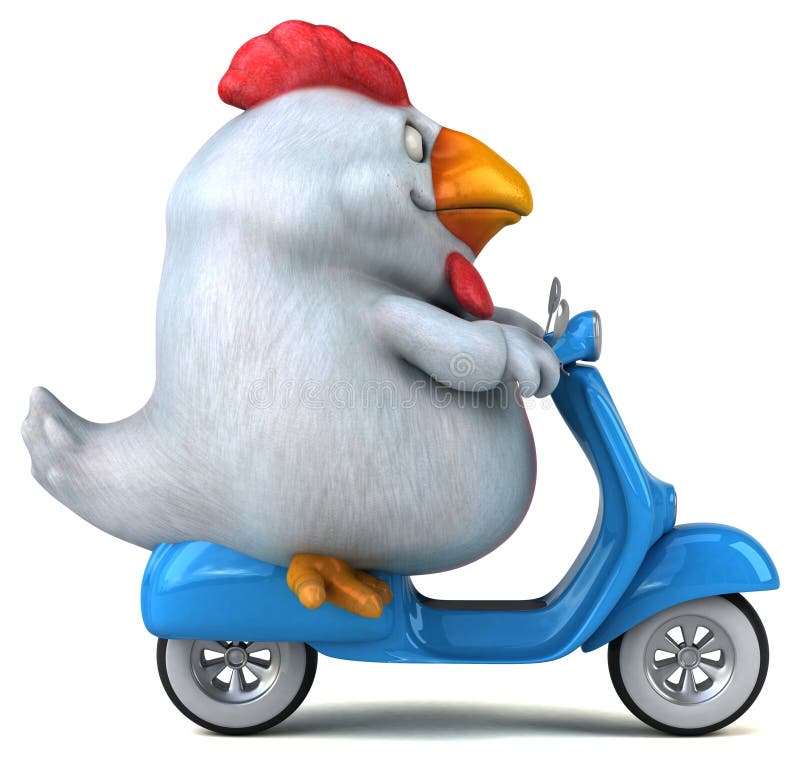 Chicken Motorcycle Stock Illustrations – 382 Chicken Motorcycle Stock ...