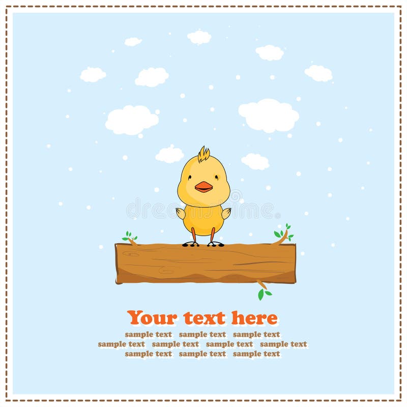 Fun Chicken, Greeting Card, Vector Stock Vector - Illustration of ...