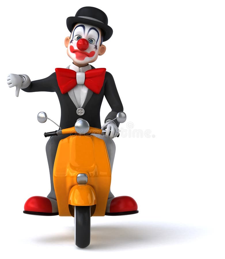Clown Motorcycle Stock Illustrations – 161 Clown Motorcycle Stock ...