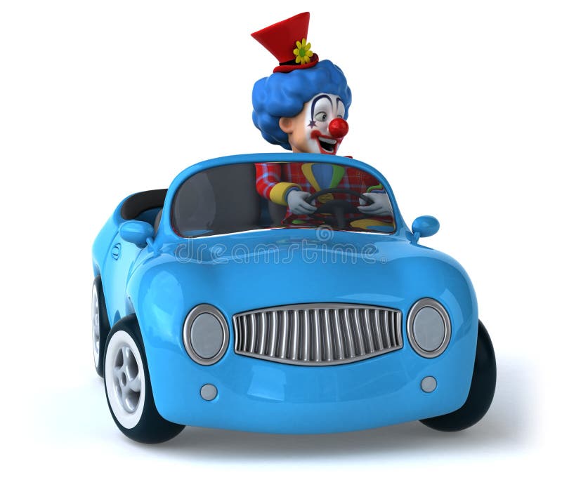 Fun clown stock illustration. Illustration of race, portrait - 57602771