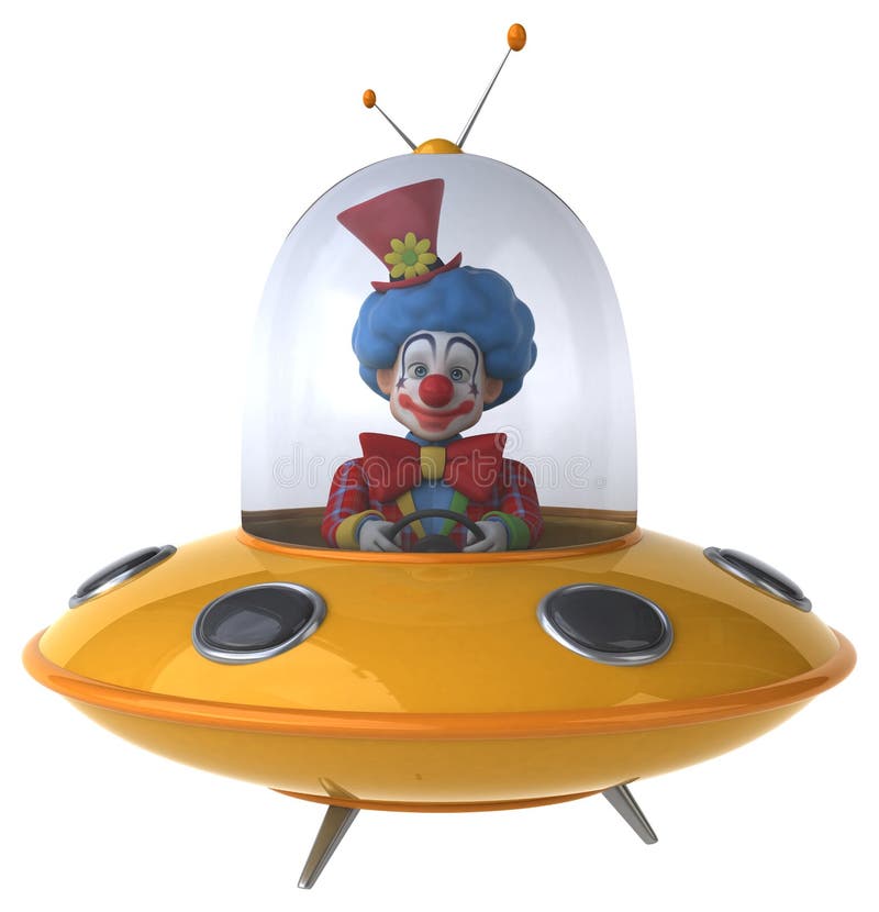 Fun clown stock illustration. Illustration of happy, science - 66124592