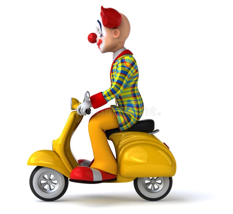 Clown Motorcycle Stock Illustrations – 161 Clown Motorcycle Stock ...