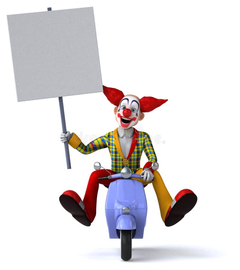 Clown Motorcycle Stock Illustrations – 161 Clown Motorcycle Stock ...