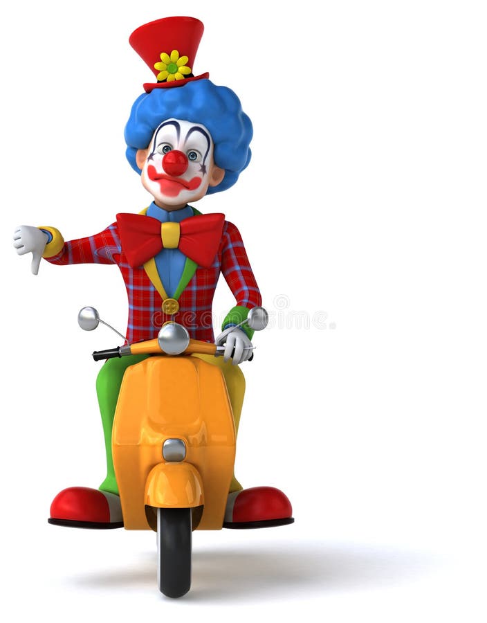 Clown Motorcycle Stock Illustrations – 161 Clown Motorcycle Stock ...