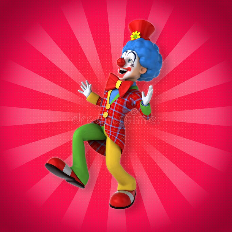 Fun clown stock illustration. Illustration of happiness - 83582358
