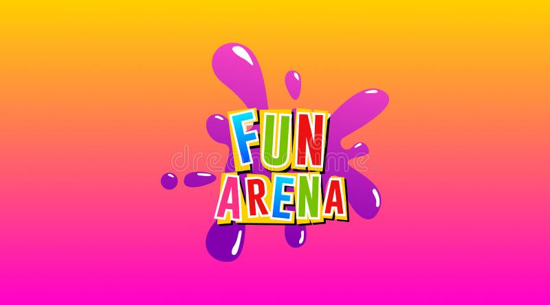 Fun and Colorful Logo Template Vector Stock Vector - Illustration of ...