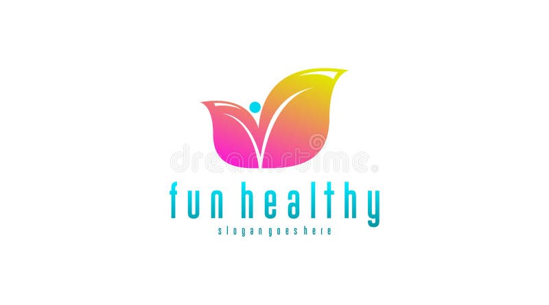 Fun and Colorful Logo Template Vector Stock Illustration - Illustration ...