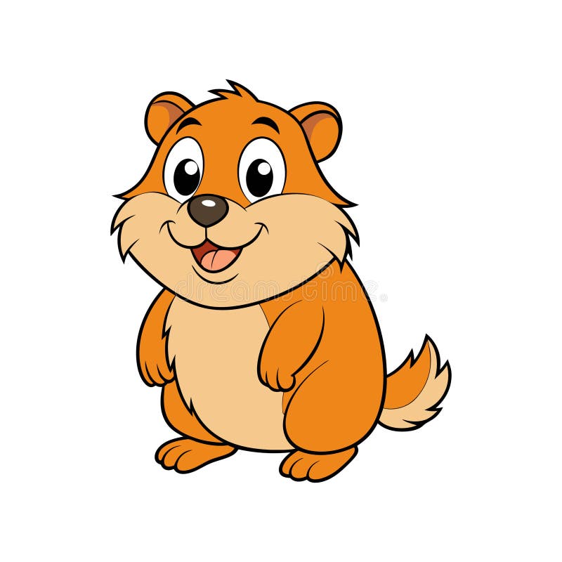 Fun Lemming Coloring Design for Kids Stock Photo - Illustration of ...