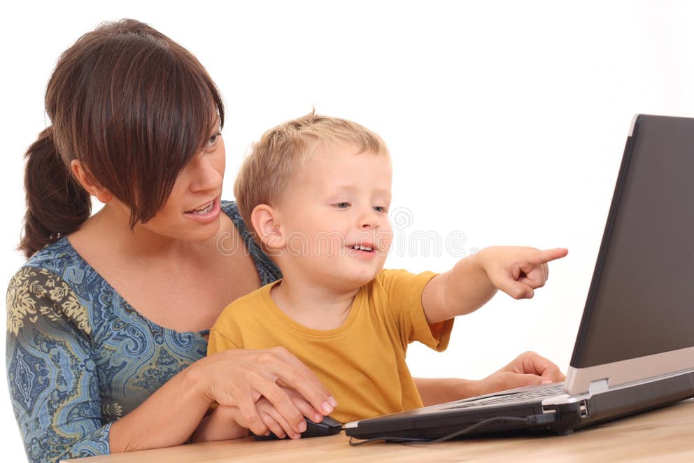 Fun with computer stock image. Image of leisure, happiness - 2988321