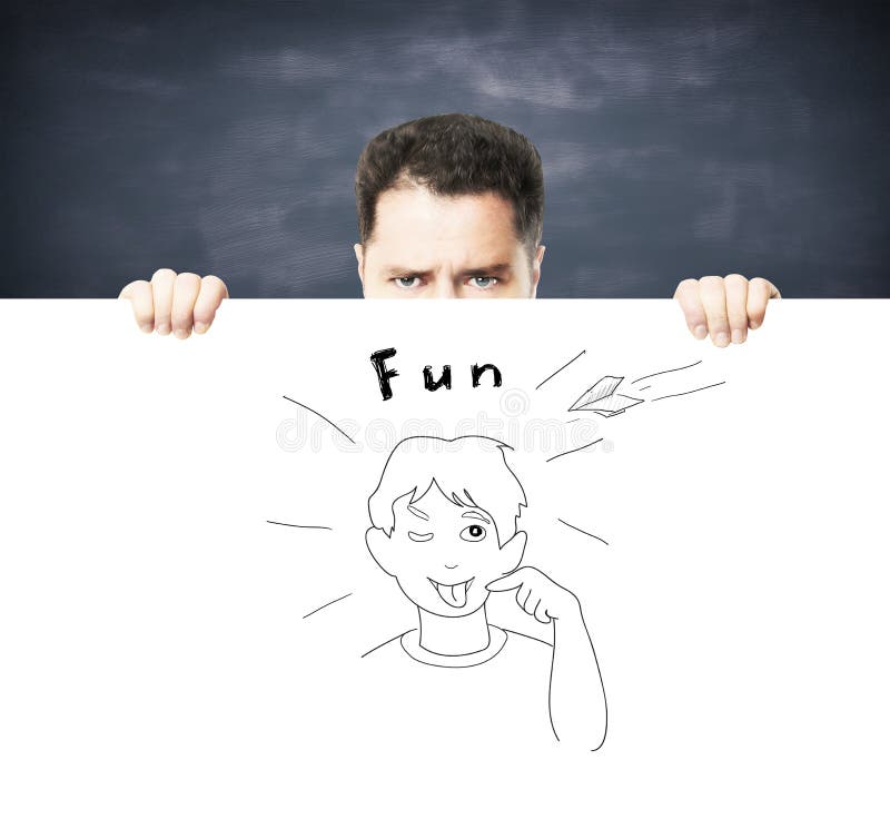 Fun concept stock photo. Image of message, finger, caucasian - 32427448