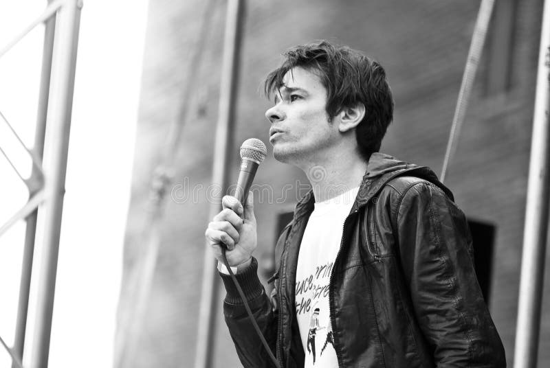 Nate Reuss of Fun. in Concert at Austin City Limits Editorial Stock ...