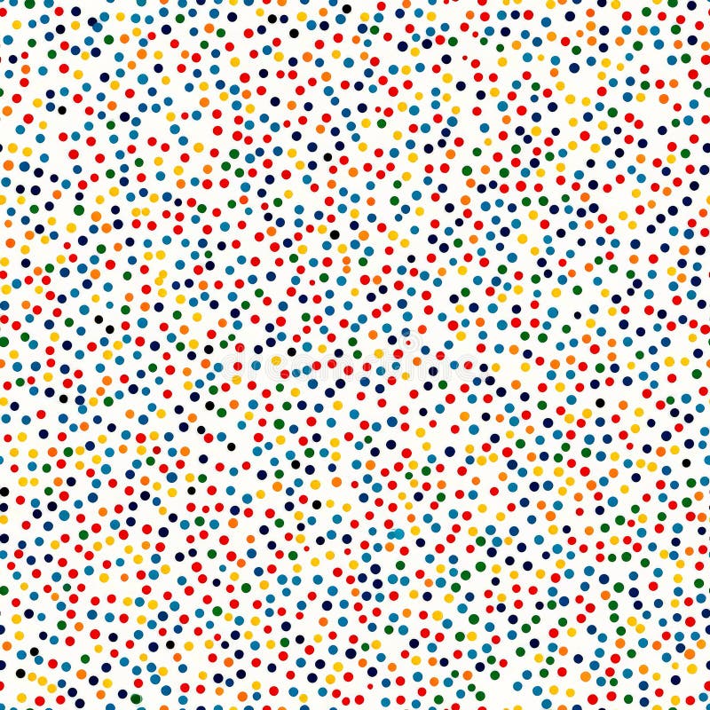 Fun Confetti Like Dot Pattern Where Tiny Dots Scattered Different ...