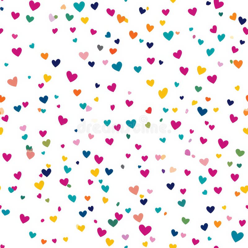 Fun Confetti Like Heart Pattern Stock Photos - Free & Royalty-Free ...