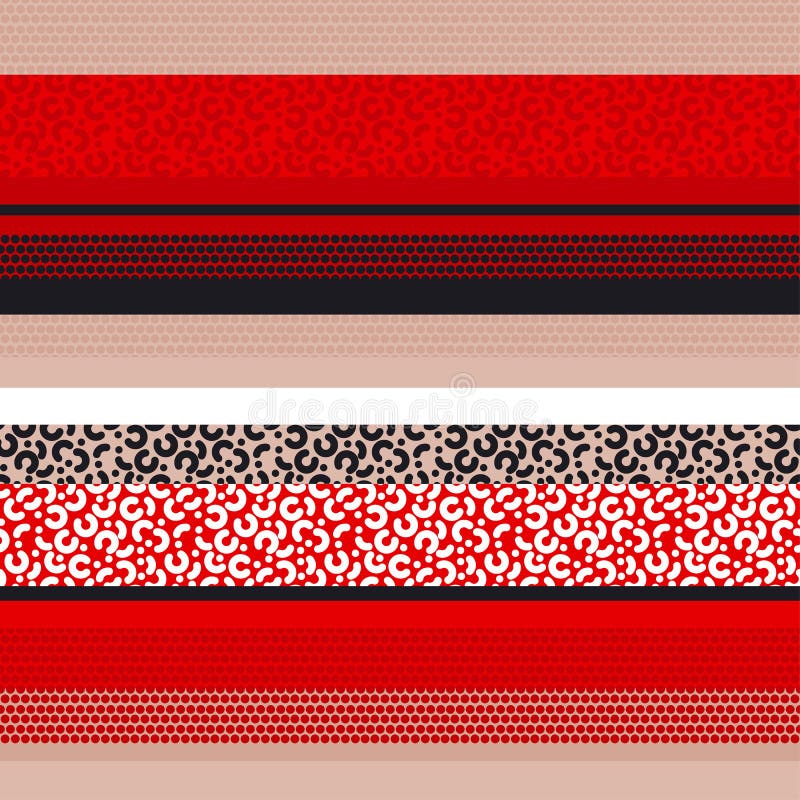 Fun and Cool Stripe Texture Seamless Pattern Stock Vector ...