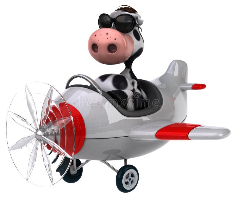 Fun cow stock illustration. Illustration of agriculture - 61354140