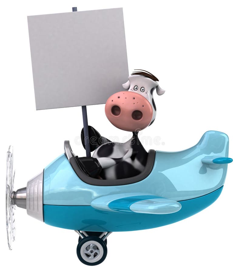 Fun cow stock illustration. Illustration of hair, horn - 66758186