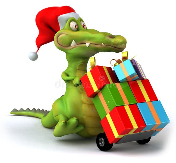 Santa Alligator Stock Illustrations – 99 Santa Alligator Stock ...