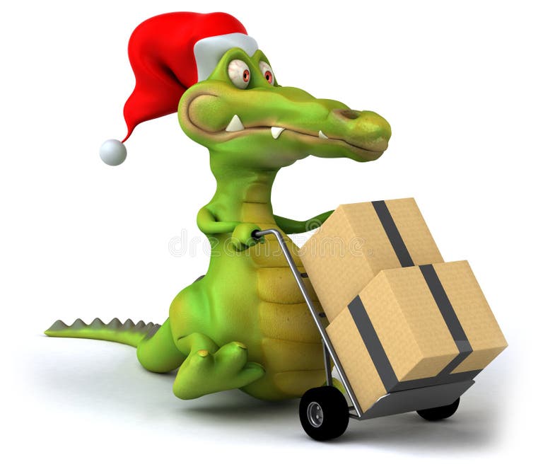 Crocodile Christmas Stock Illustrations – 714 Crocodile Christmas Stock ...