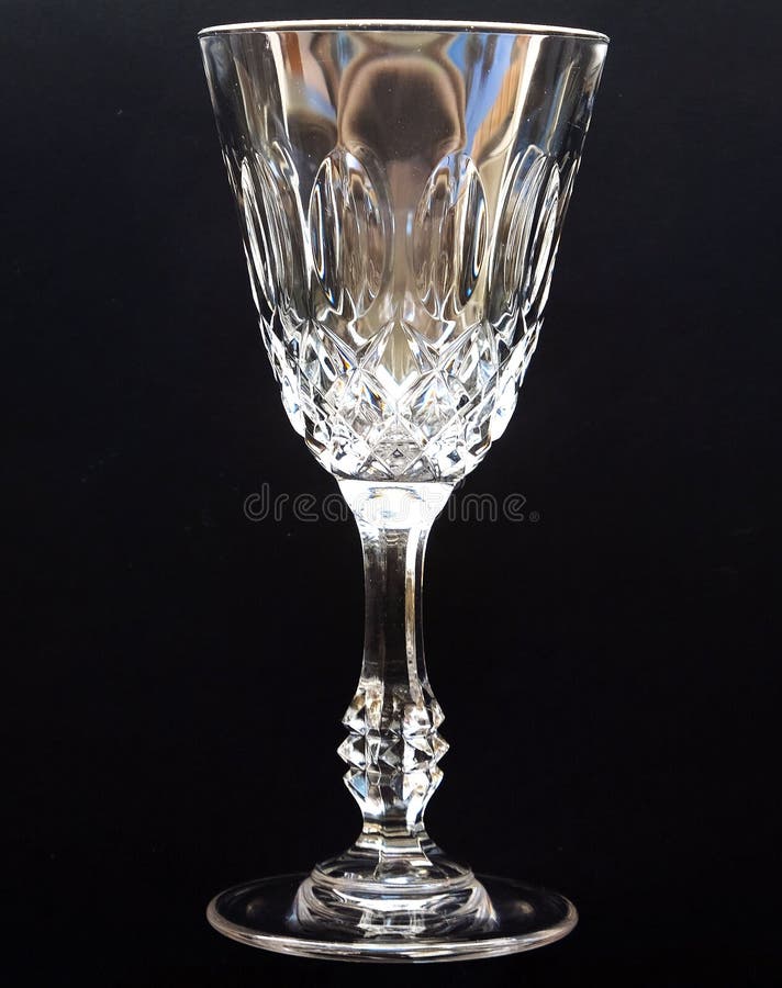 The Fun of the Crystal Cup 1 Stock Photo - Image of glasses, clear ...