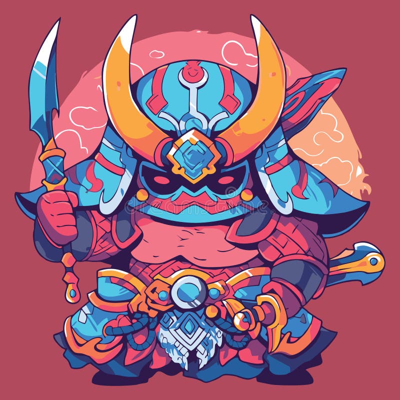 Fun and Cute Game Character Motif for Your Creative Project Stock ...