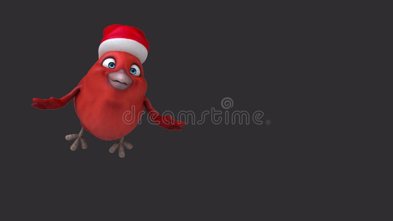 3D Cartoon Bird (with Alpha Channel Included Stock Video - Video of ...
