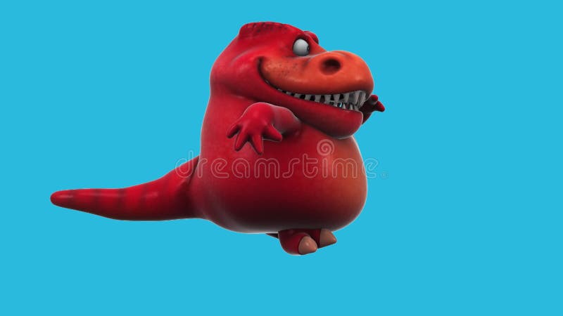 Fun 3D Cartoon Dinosaur Dancing Stock Video - Video of dance, dino: 308622155