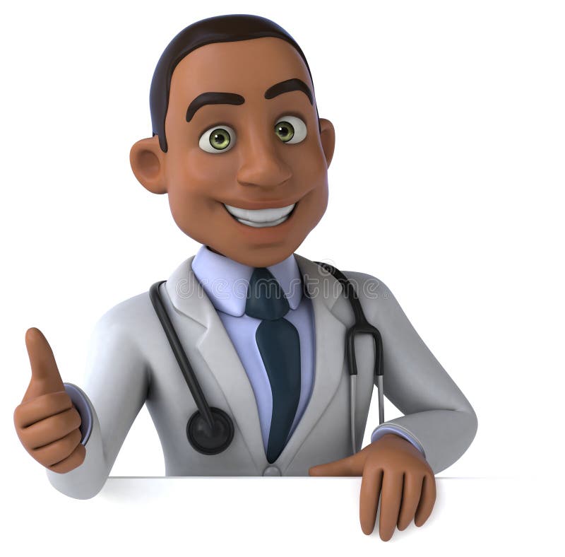 Fun doctor stock illustration. Illustration of condition - 48488352