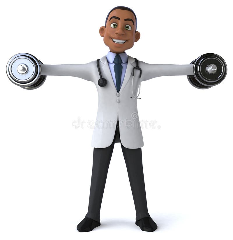 Fun doctor stock illustration. Illustration of science - 49124554