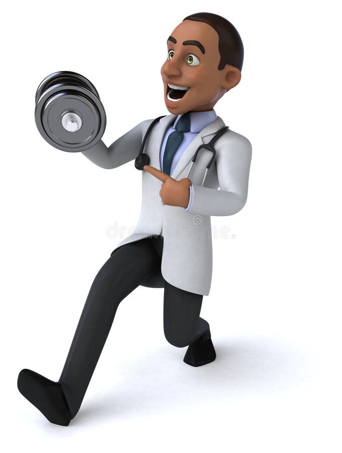 Fun doctor stock illustration. Illustration of medical - 54099758